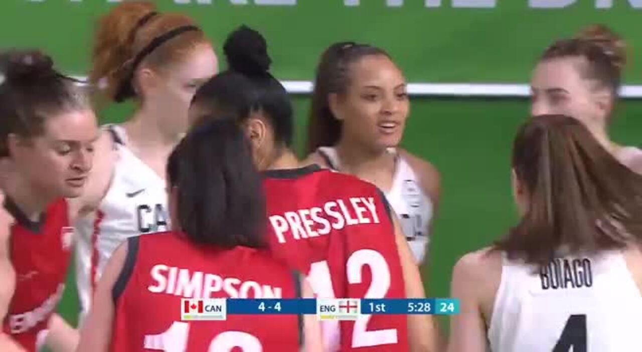 England Break - Women's Basketball Semi Final (GC 2018)