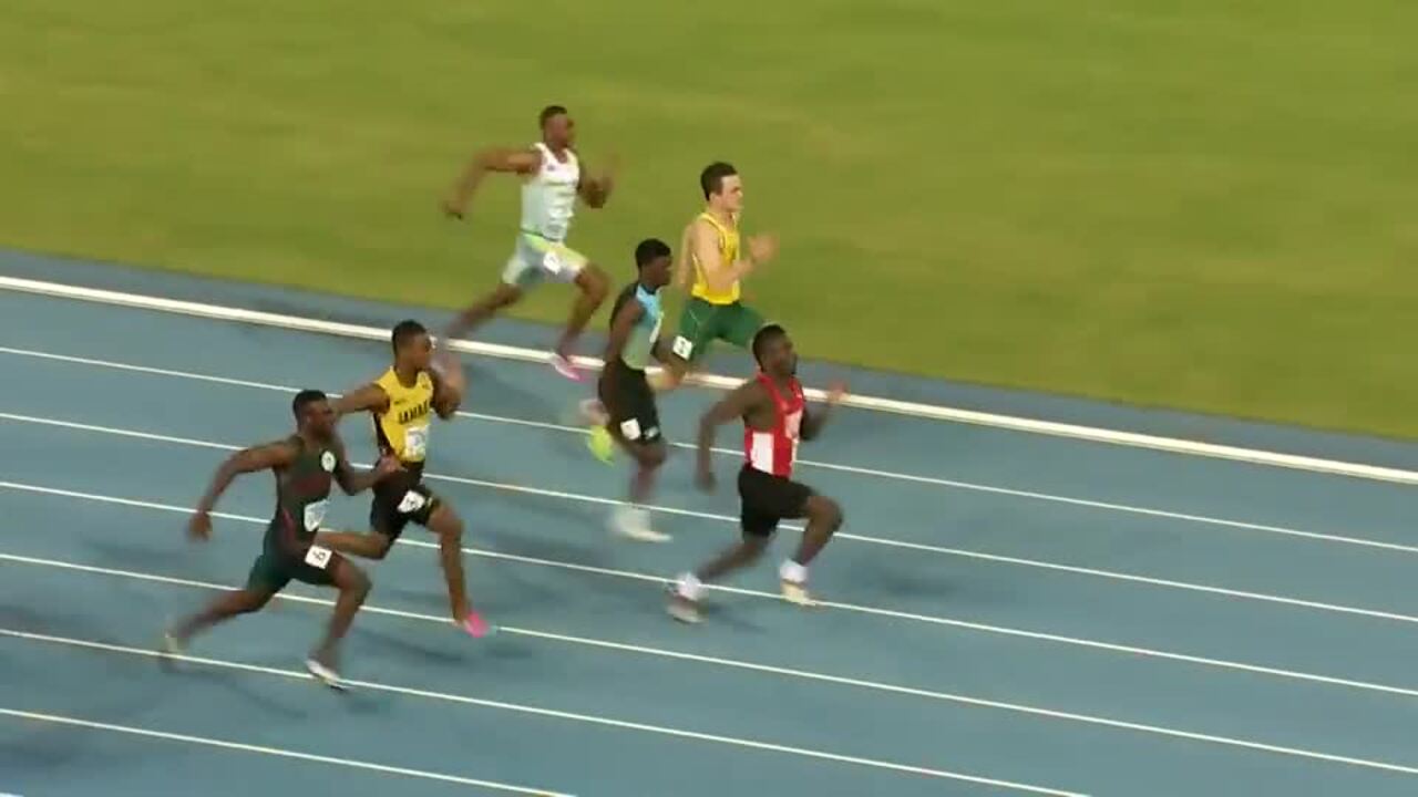 Bahamas 2017 Commonwealth Youth Games - The Caribbean rules the 100m Sprint