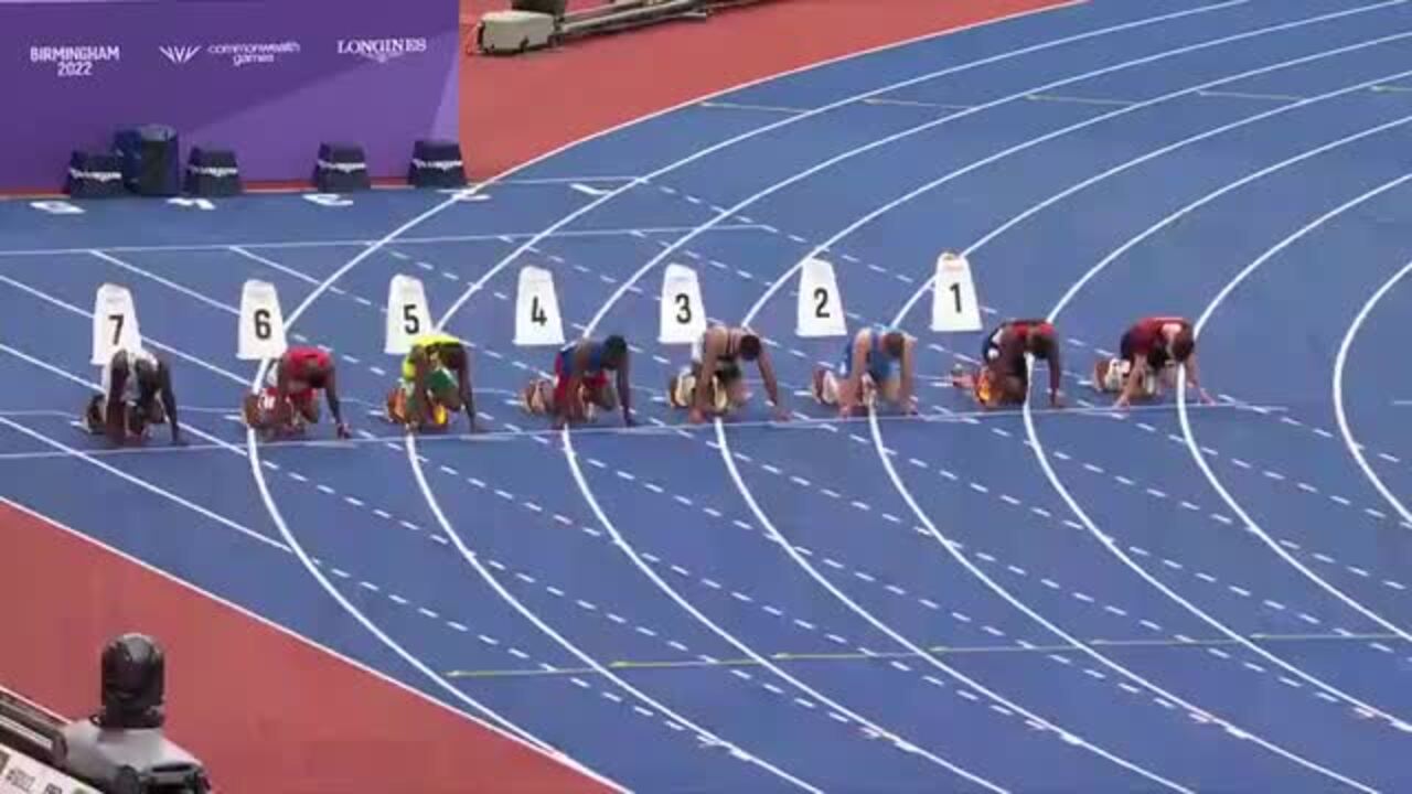 Belize Athlete Shaun Gill competes at the B2022 Commonwealth Games